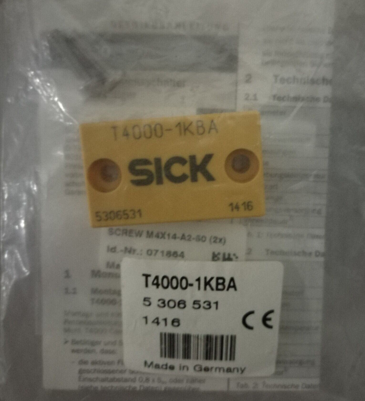 全新原装现货 SICK T4000-1KBA 现货[品牌 价格 图片 报价]-易卖工控网