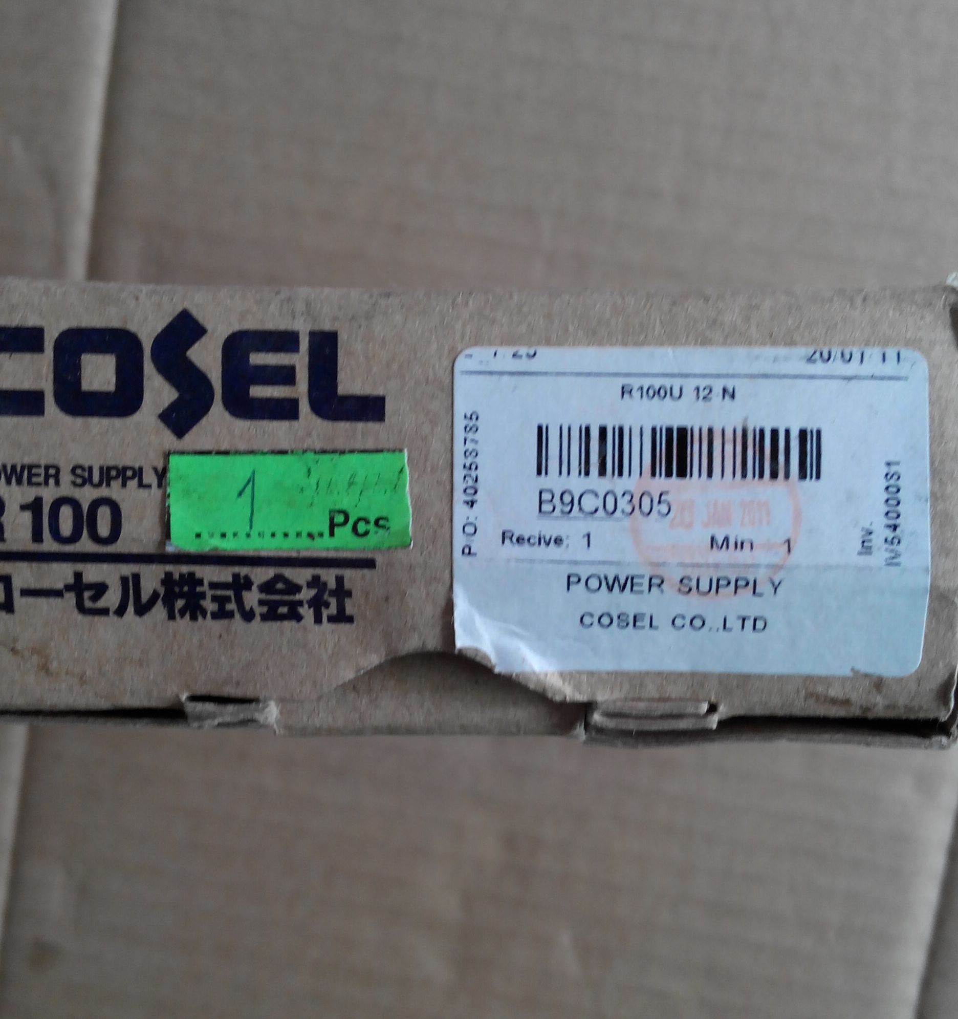 R100U-12 INPUT AC100-120V OUTPUT 12VDC 8.5A COSEL电源 有质保[品牌 价格 图片 报价]-易卖工控网